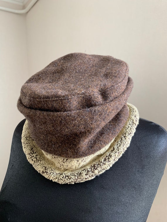 Mayser Bucket Women Hat Wool Vintage Size 57 cm - Gem