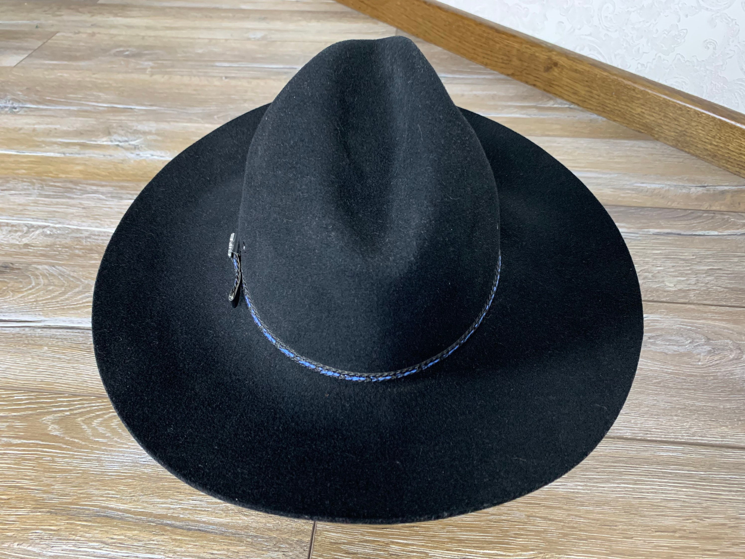 Bailey Cowboy Fedora Hat Black Fur Felt Vintage FOX CREEK AUTH - Etsy