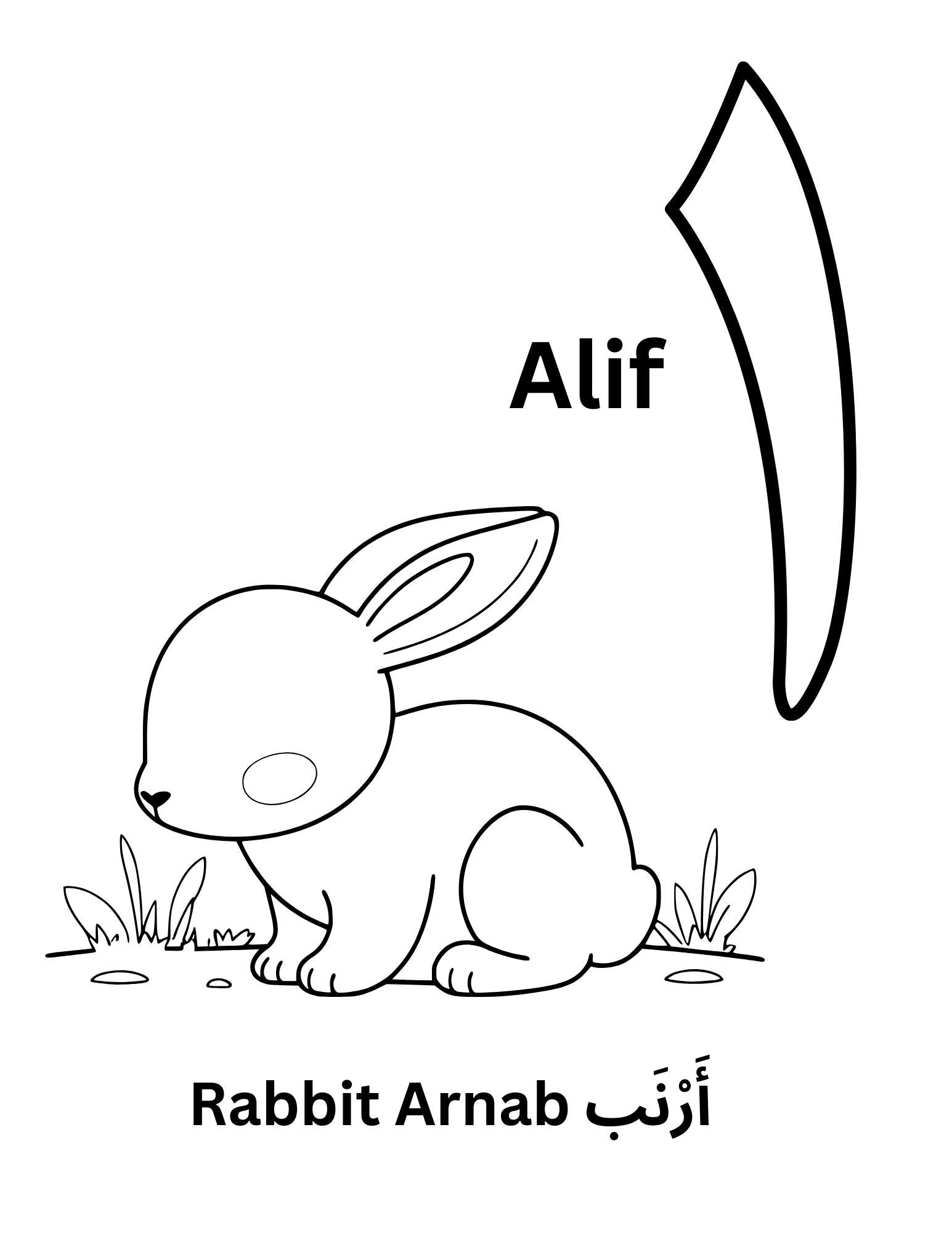 Learn the Arabic Letters Coloring Book - Etsy