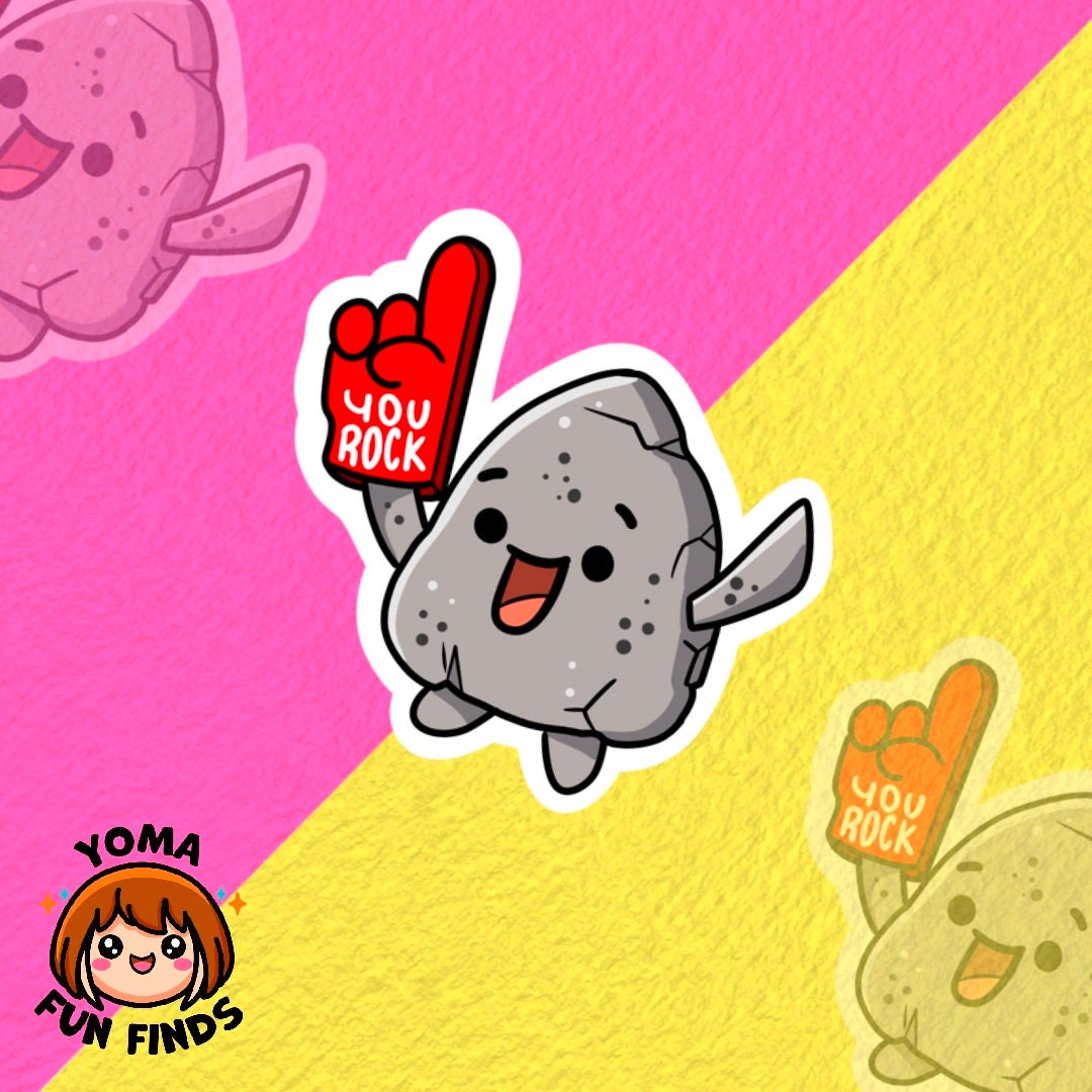 You Rock Vinyl Sticker, Cute Sticker, You Rock Sticker Waterproof ...