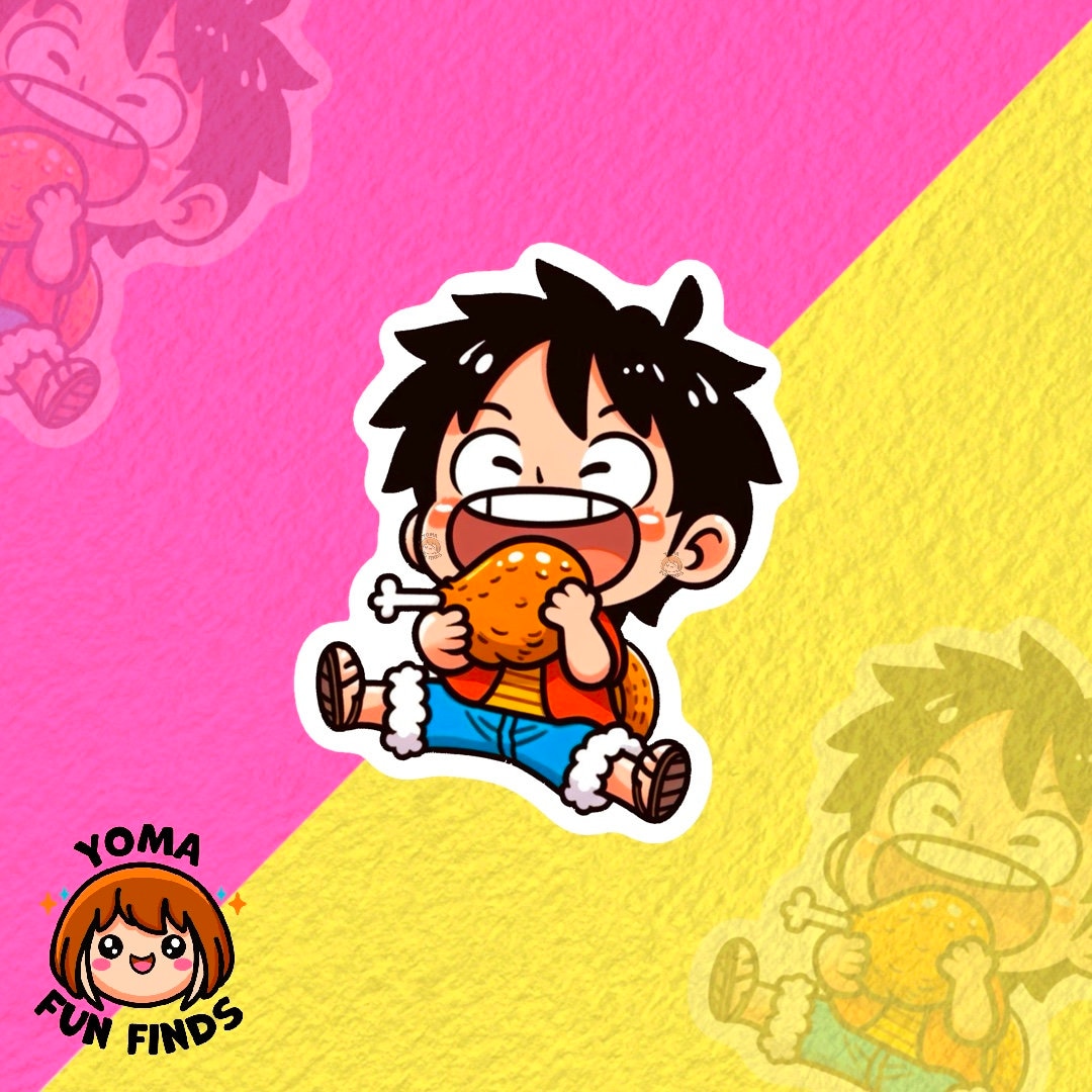 Chibi Cute Anime Die-cut Sticker Laminated Water Proof Sticker - Etsy