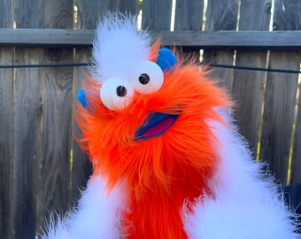 Shaggy Monster Hand Puppet - Etsy