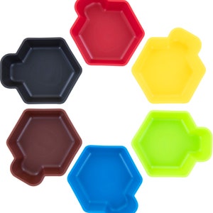 Feldherr SHELL Core Box - 6 Colored Token Trays Plus Storage Box for ...