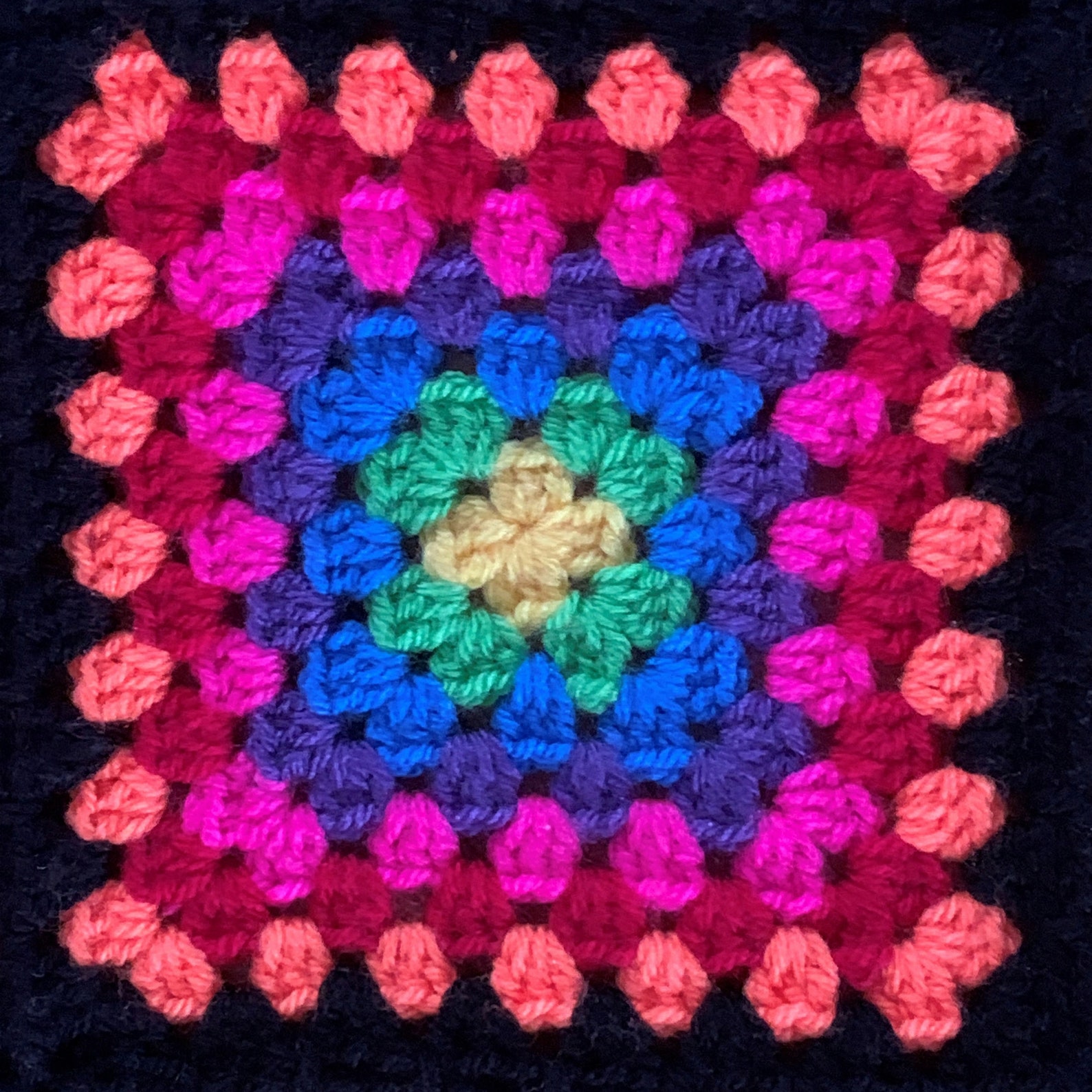 Crochet Pattern Diagonal Granny Square Blanket Granny | Etsy