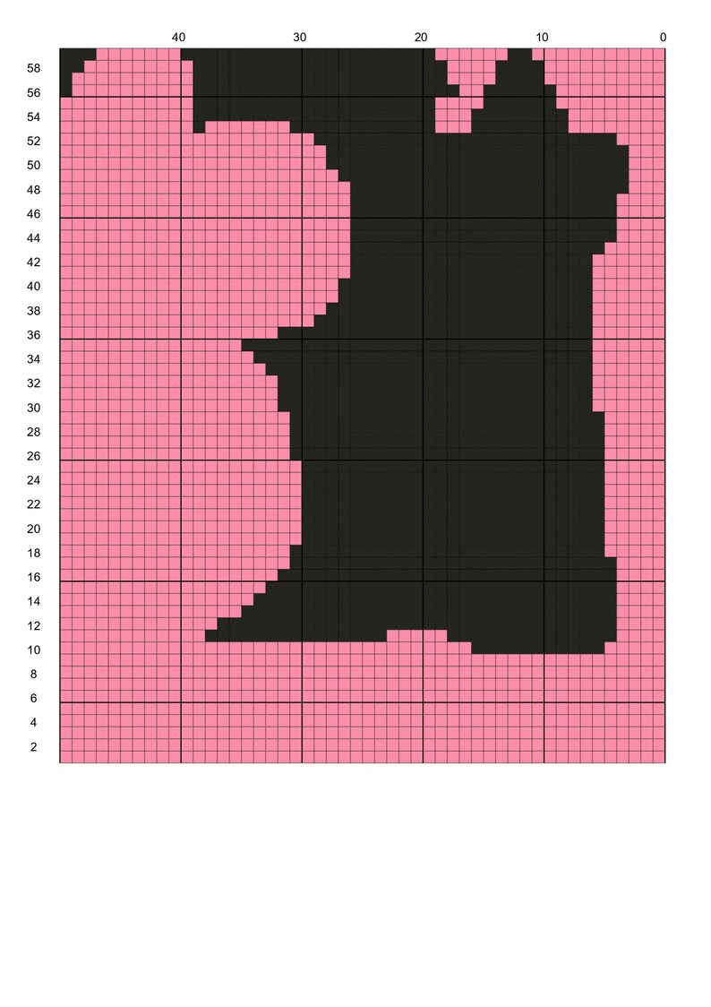Crochet Pattern C2C Castle Corner to Corner Crochet C2c, Pixel Crochet ...