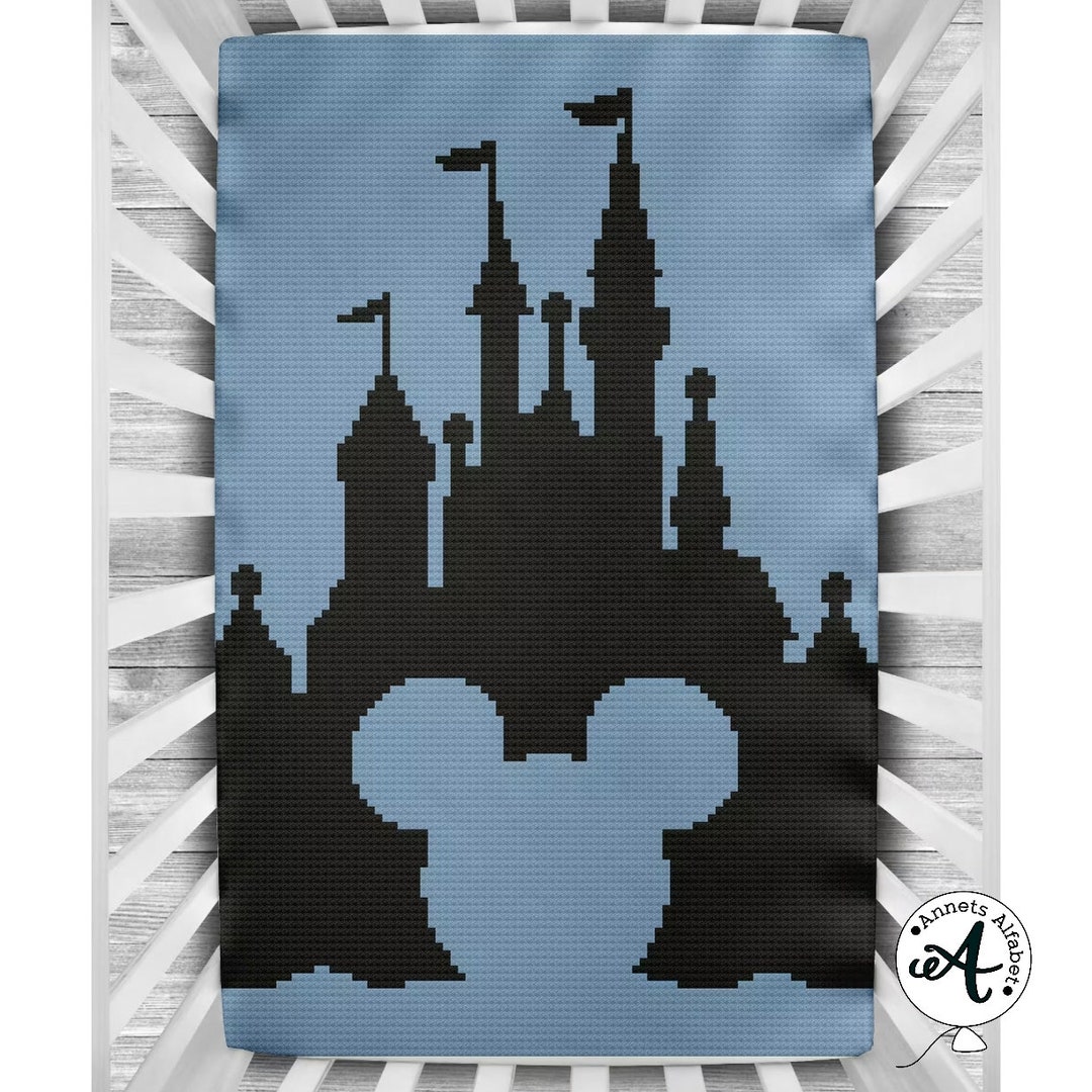 Crochet Pattern C2C Castle, Corner to Corner Crochet, C2c, Pixel ...