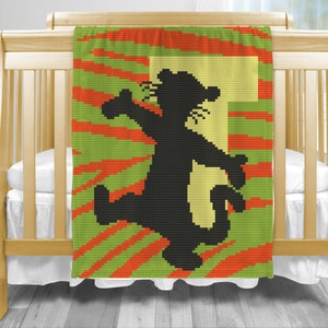 Crochet Pattern C2C Tiger, Corner to Corner Crochet Pattern, Crochet ...