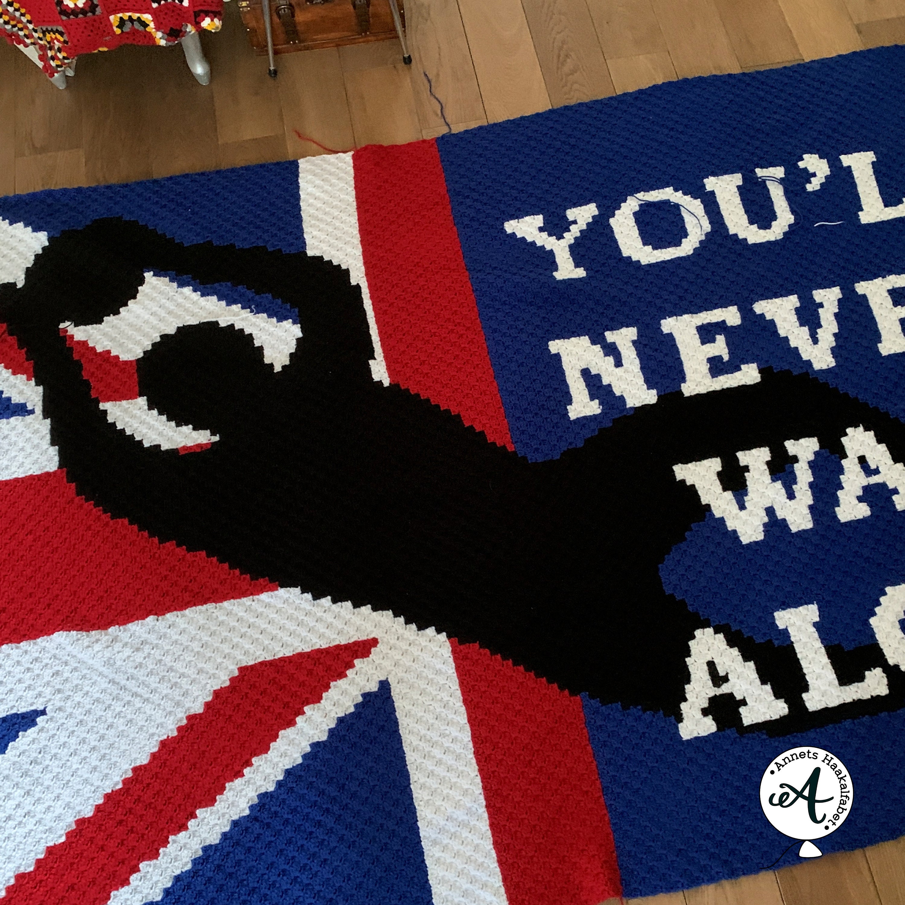 Crochet Pattern C2c Soccer Afghan, Liverpool, You'll Never Walk Alone ...