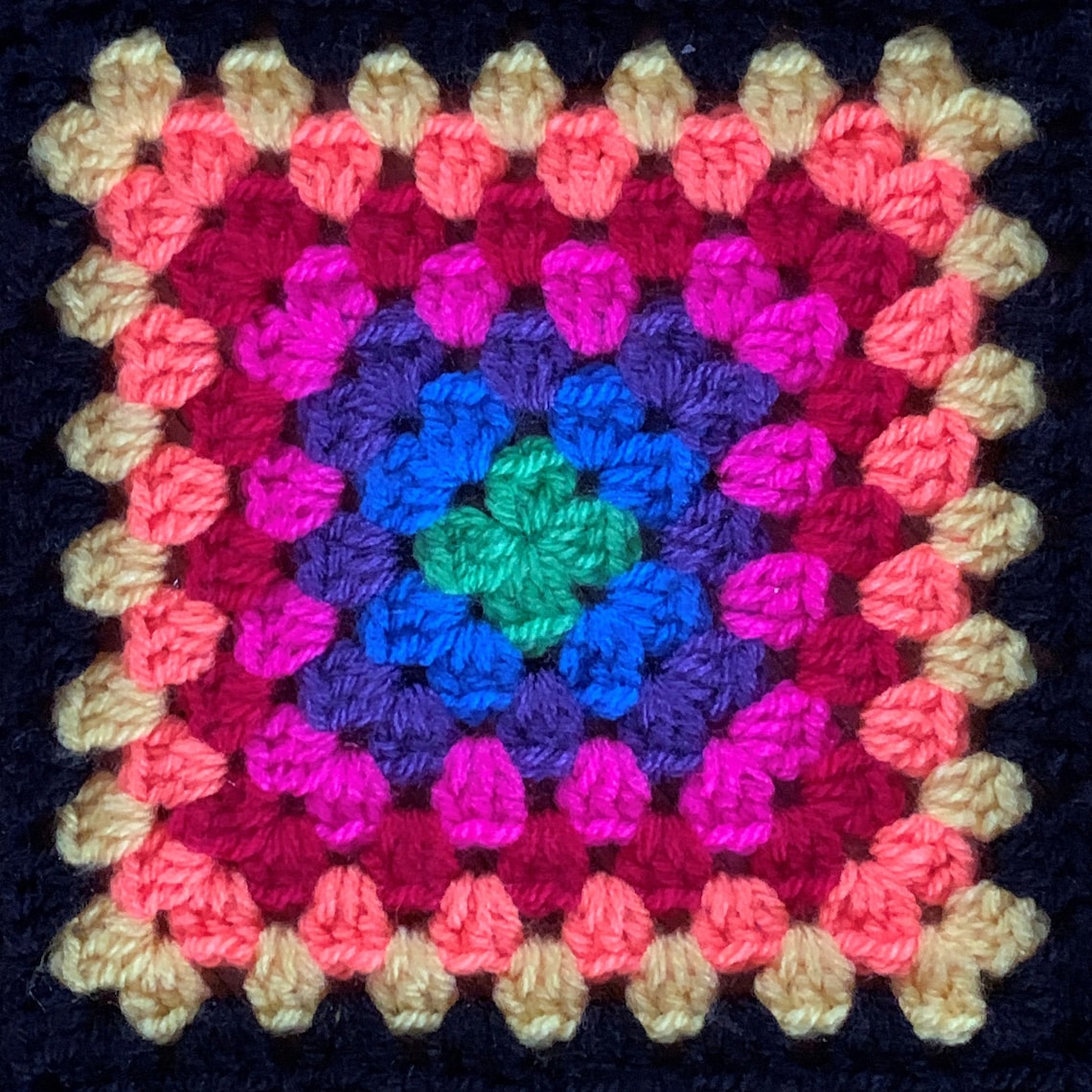 Crochet Pattern Diagonal Granny Square Blanket Granny | Etsy