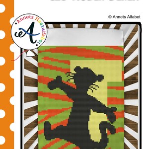 Crochet Pattern C2C Tiger, Corner to Corner Crochet Pattern, Crochet ...