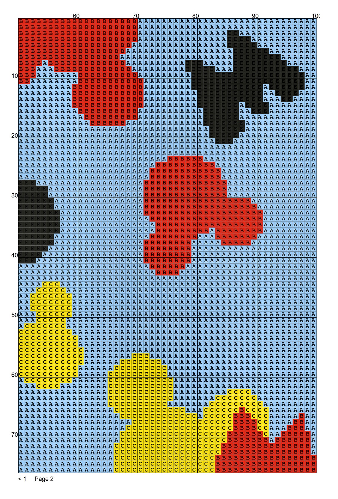 Crochet Pattern C2C Mouse Grapghan C2c Graphghan Pixel - Etsy