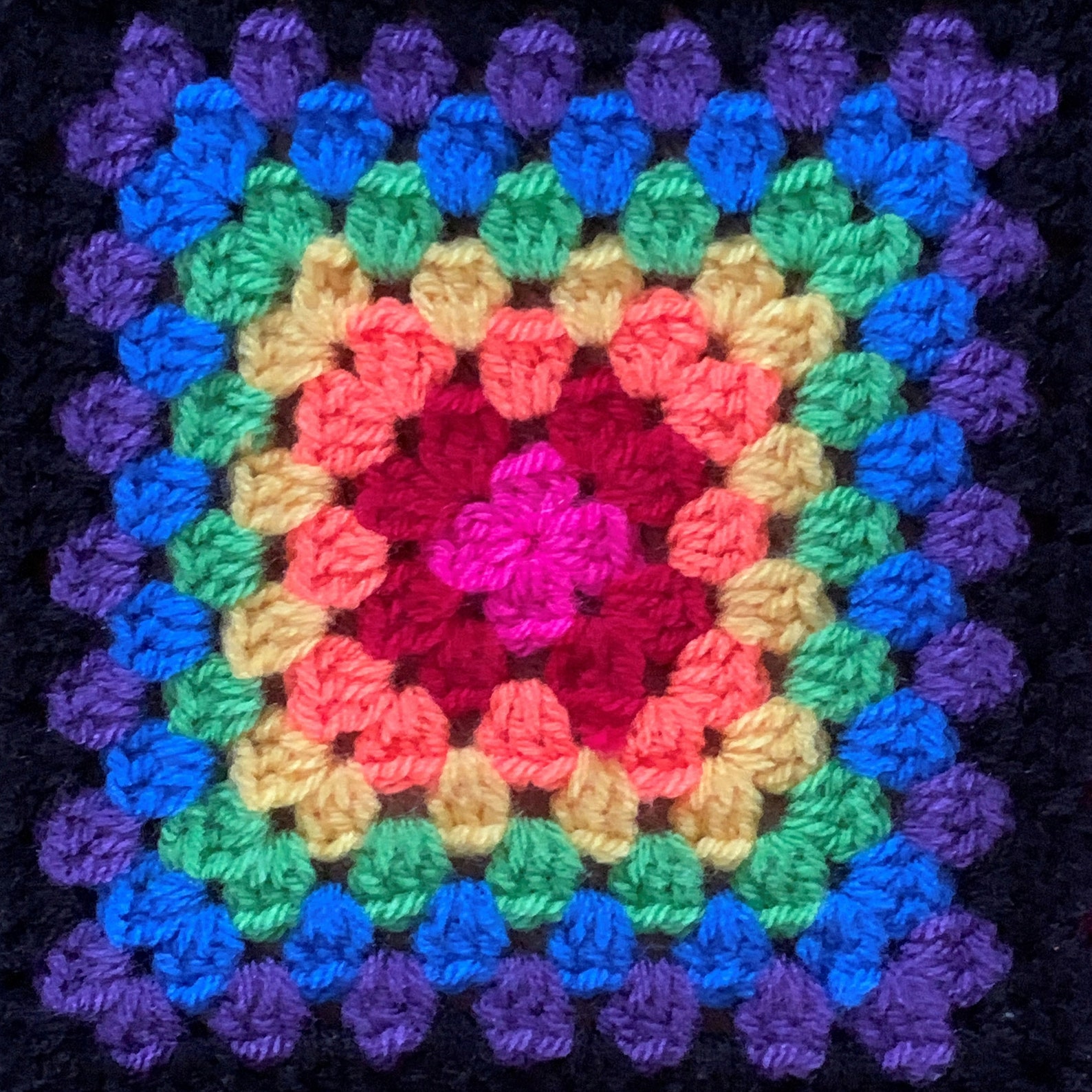 Crochet Pattern Diagonal Granny Square Blanket Granny | Etsy