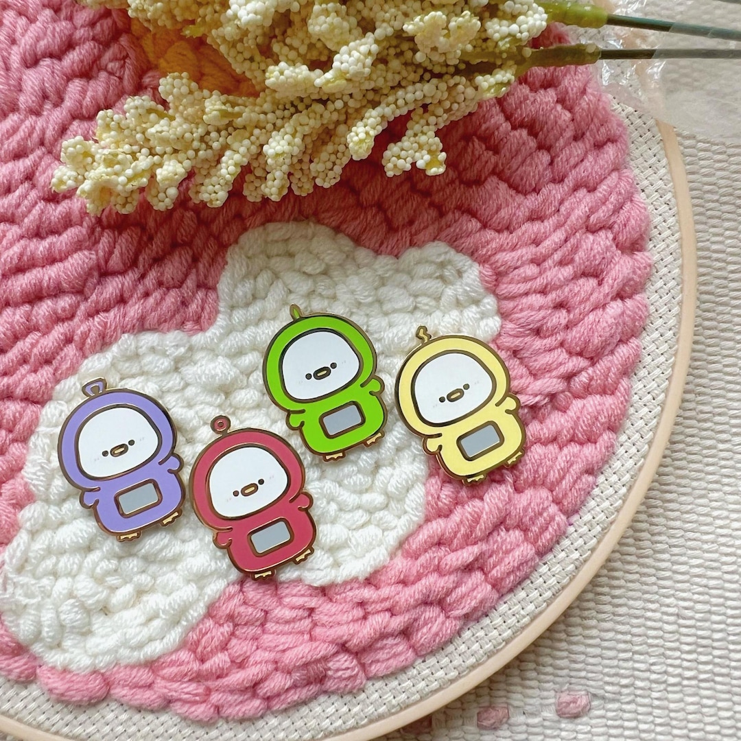 Duck Tubby Hard Enamel Pin | Cute Kawaii Pin | Pastel - Etsy