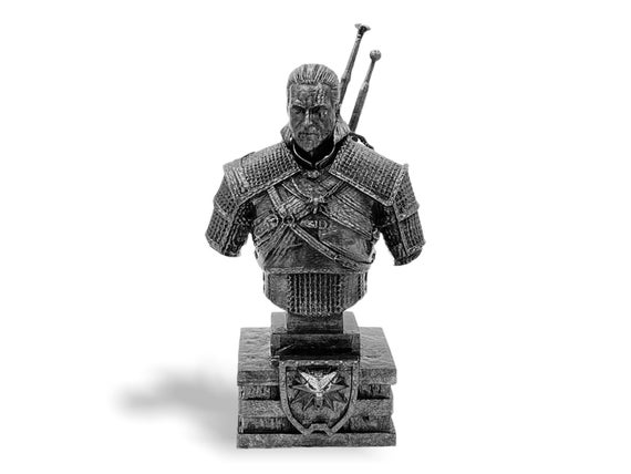 The Witcher Geralt of Rivia Bust V1 | Etsy