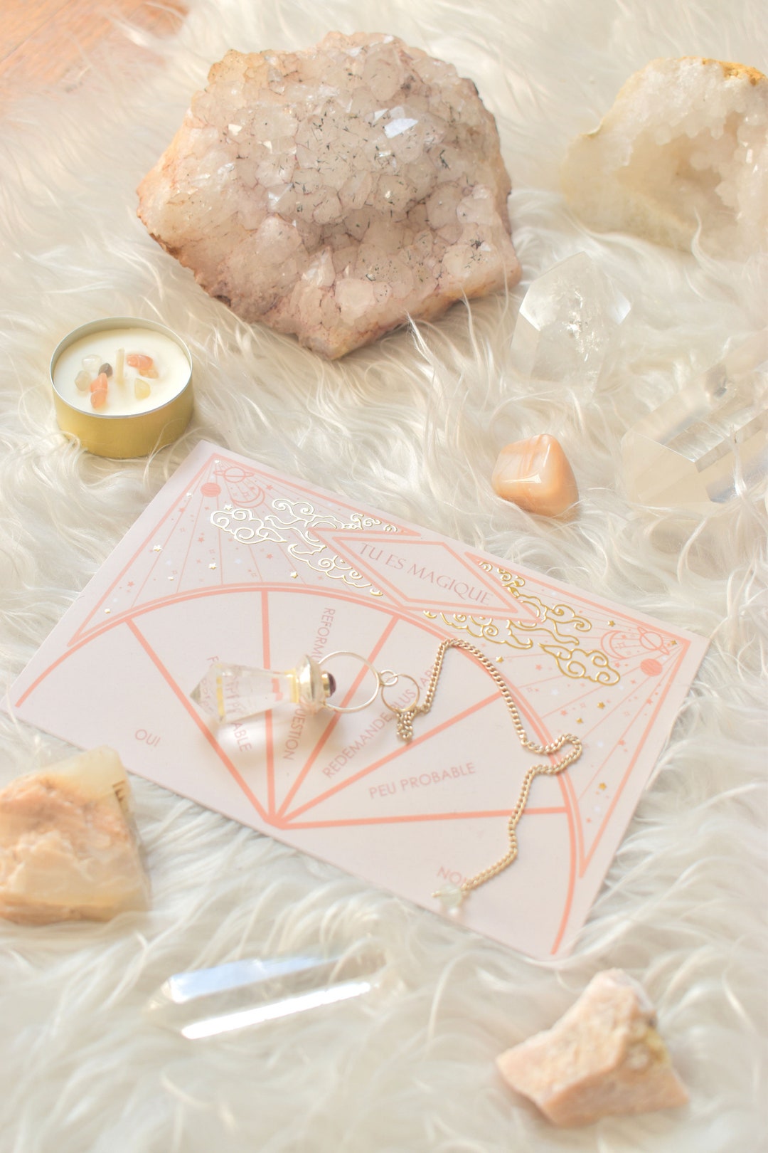 INITIATION TO THE PENDULUM Box Divination Tools Dowsing - Etsy