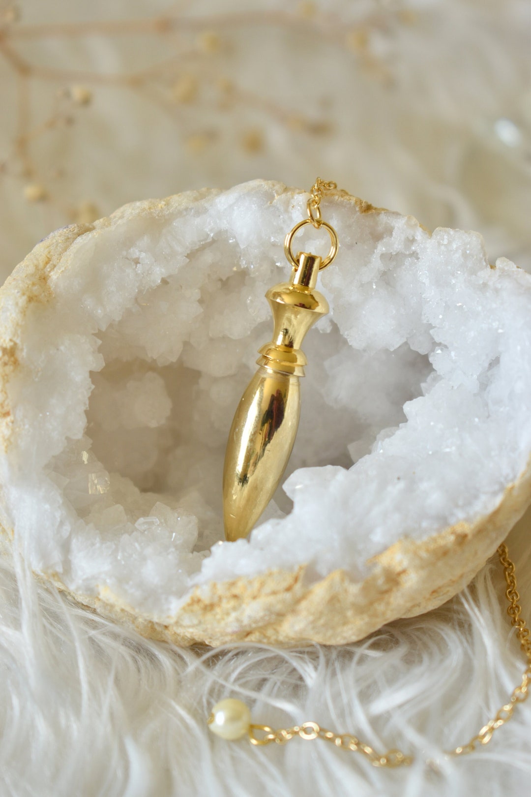 Egyptian Pendulum in Gold-plated Brass Thoth Pendulum - Etsy