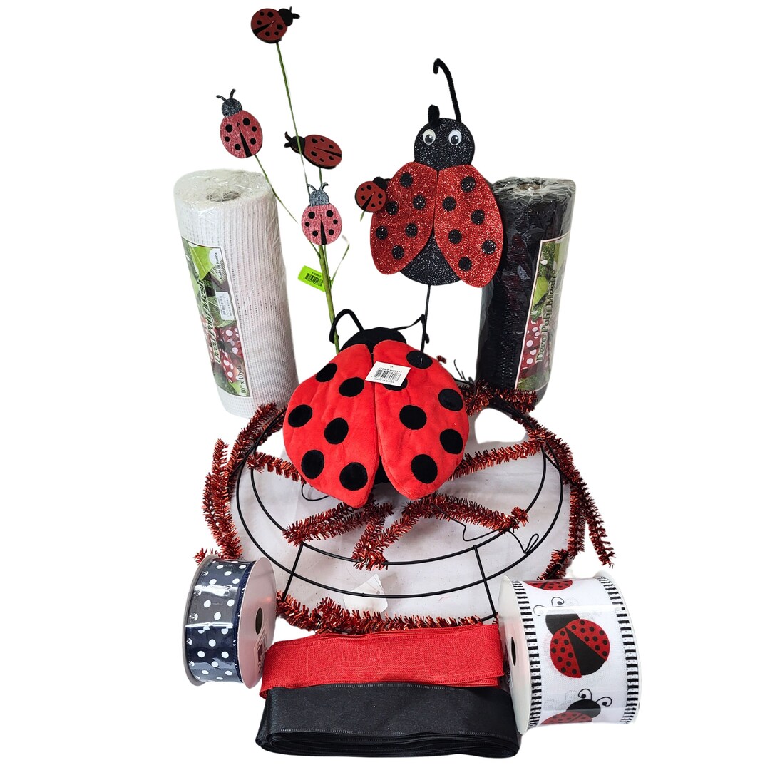 Wreath Ladybug DIY Supplies a Large Set of Quality Items to Make Your ...