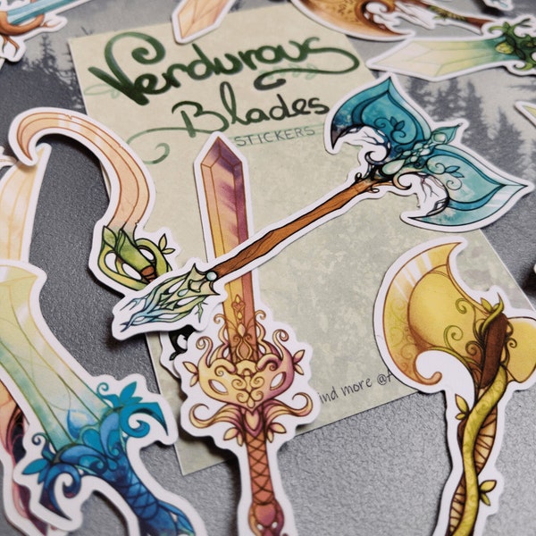 Fantasy Stickers - Etsy