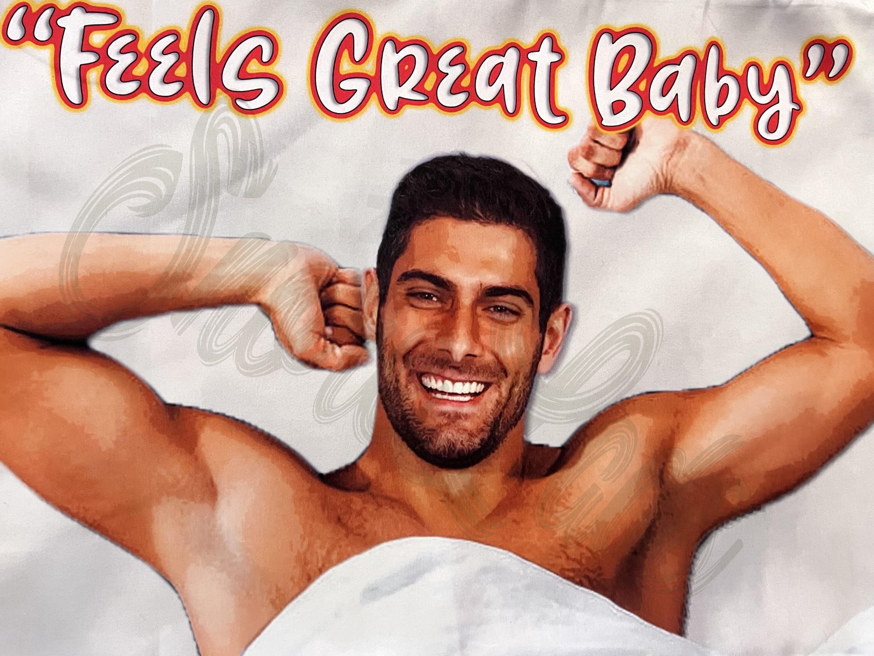 NFL 49ers Jimmy Garoppolo & Feels Great Baby Pillowcase - Garoppillow ...