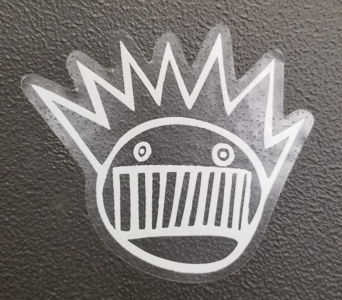 Ween Sticker; White Boognish on Clear Sticker - Etsy