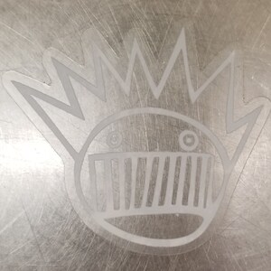 Ween Sticker; White Boognish on Clear Sticker - Etsy