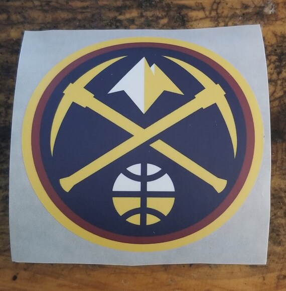 3 Denver Nuggets Pick Axe Stickers - Etsy