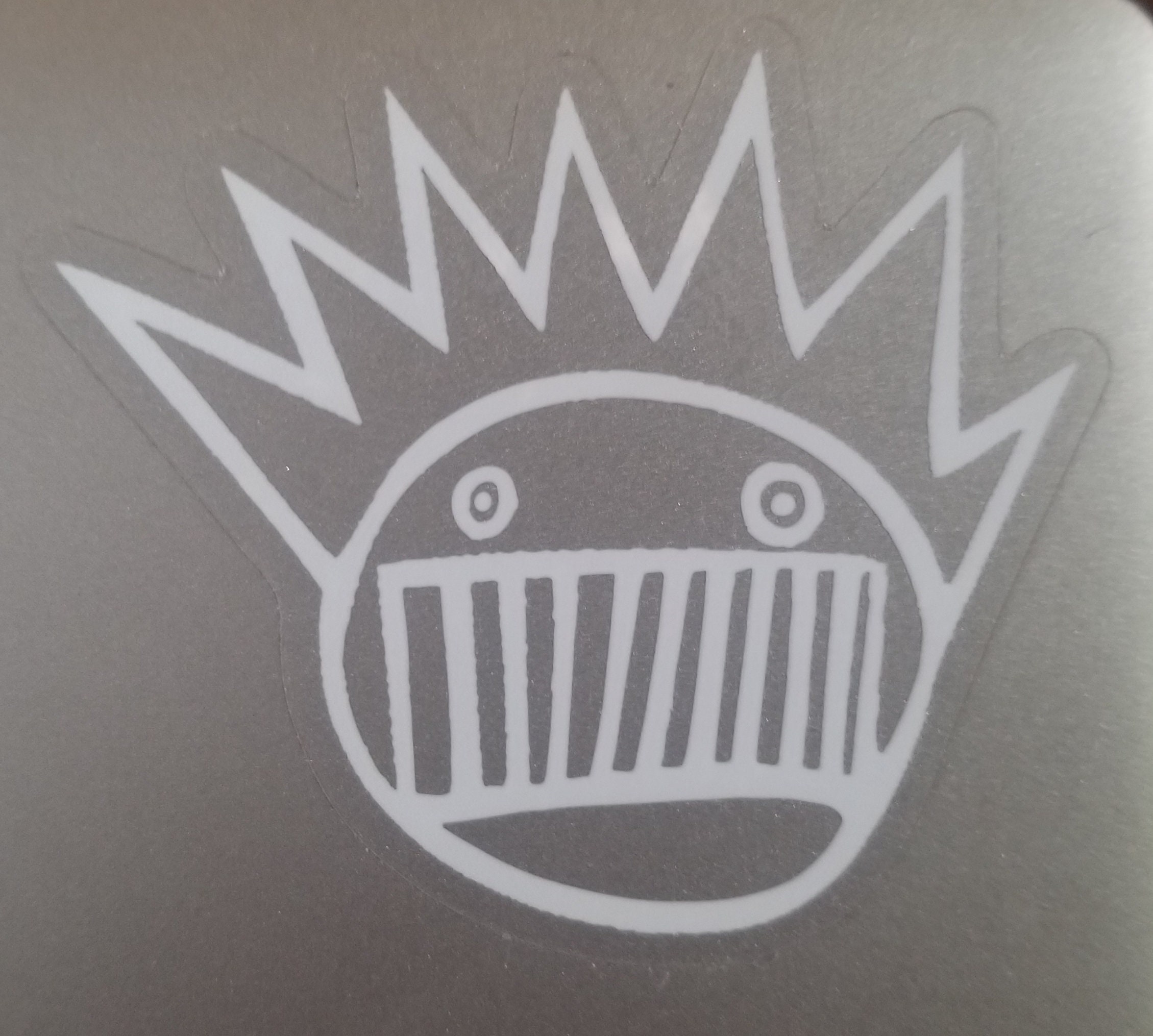 2 - Ween, White Boognish on Clear Sticker - Etsy