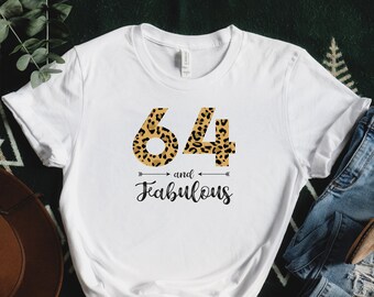 64th Birthday Shirt | Etsy