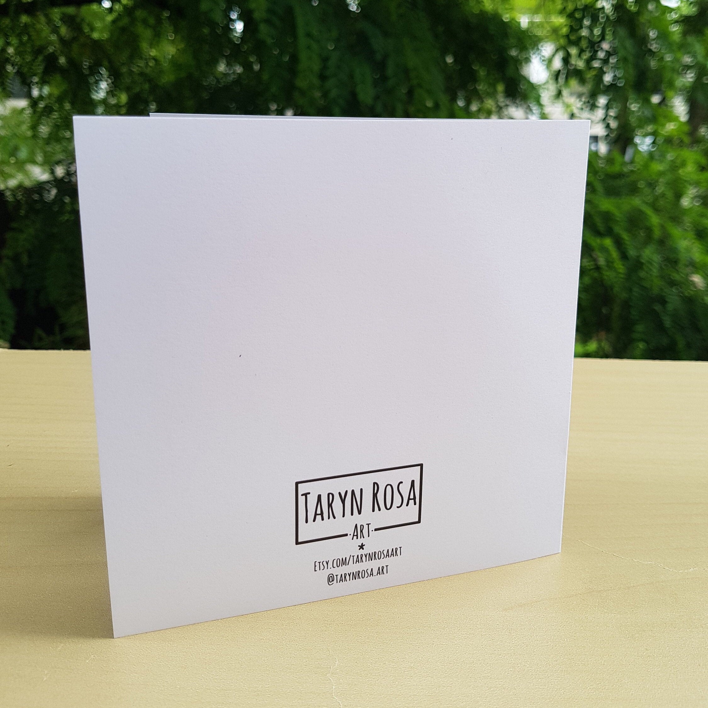 Oriental Stork Square Greeting Card - Etsy UK