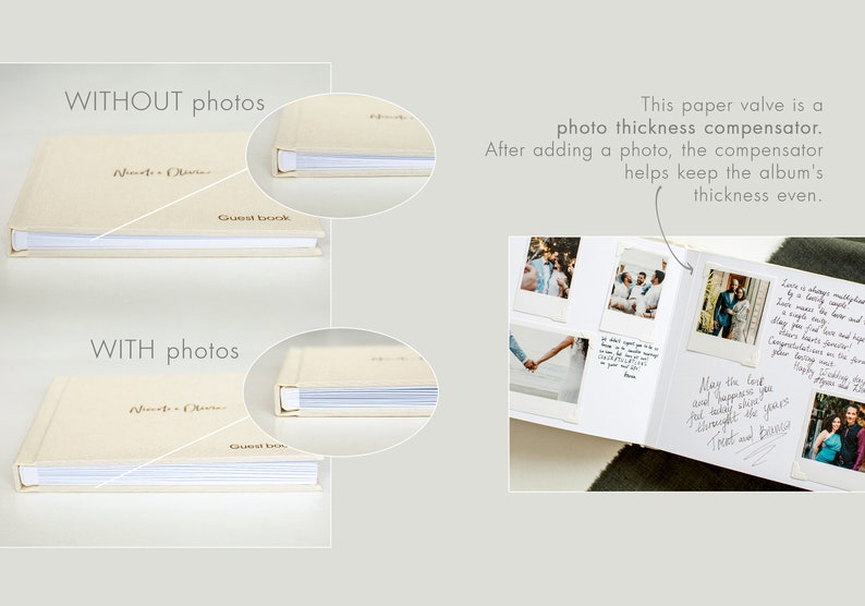 Personalized Guest Book Wedding Photo Album for All Instant - Etsy