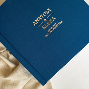 Personalized Guest Book Wedding Photo Album for All Instant Films ...