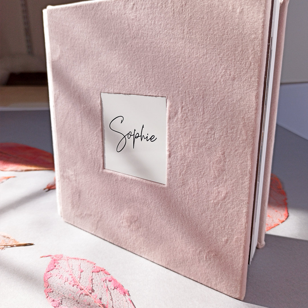 Velvet Photo Album / Light Pink Photo Album / Children Album / - Etsy
