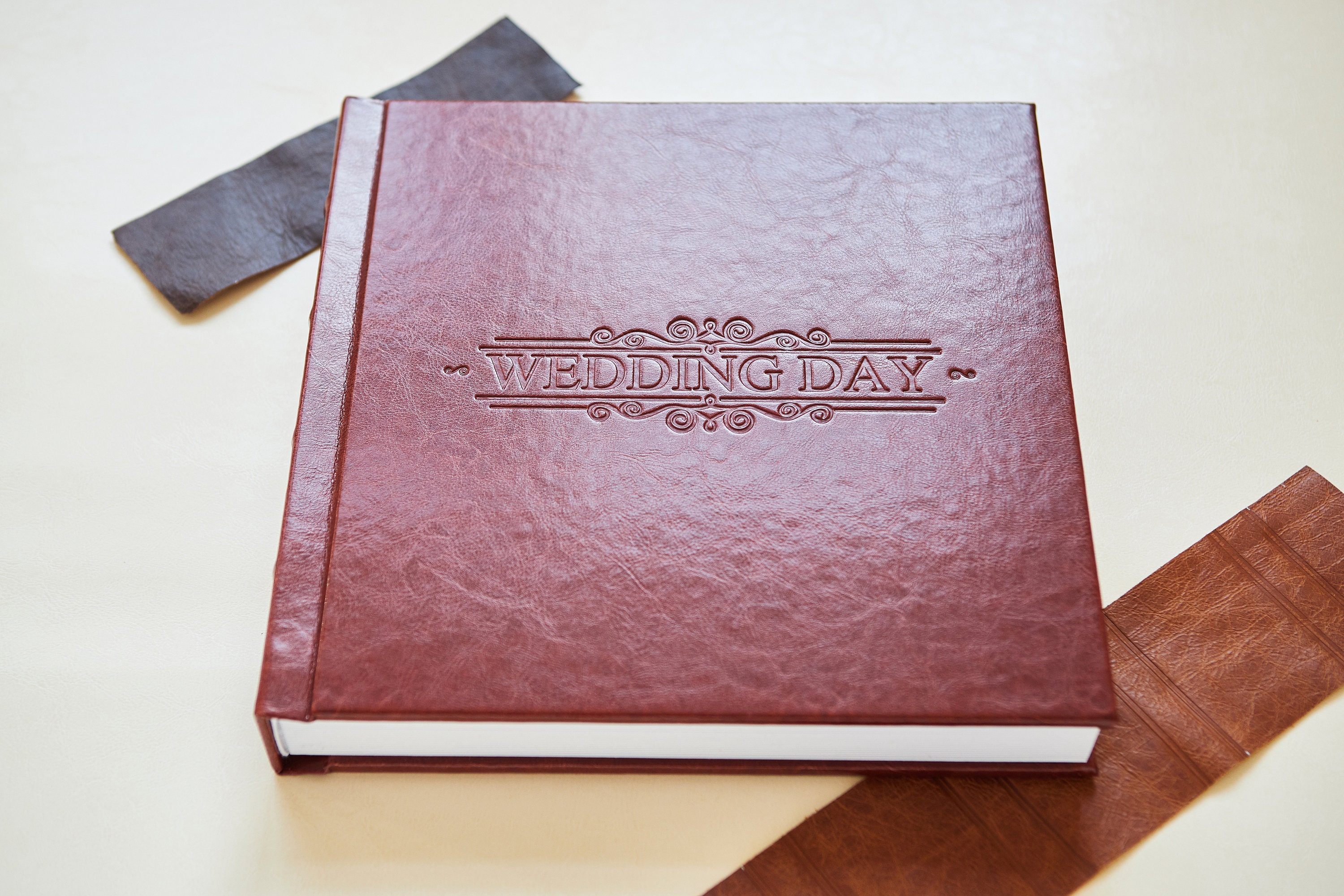 Anniversary gift album / Ivory leatherette album / | Etsy