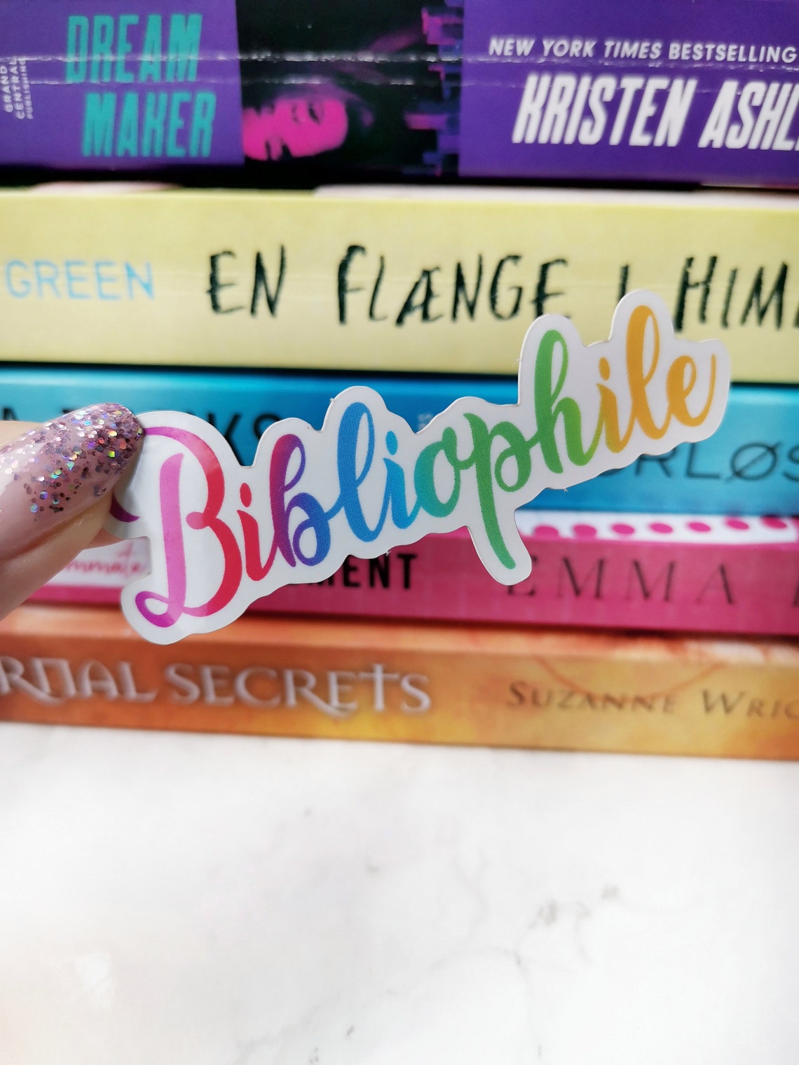 Bibliophile Vinyl Decal Sticker Bookish Reader Laptop - Etsy