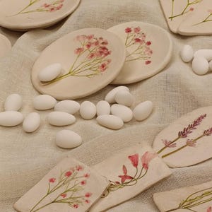 Personalized Favor, Handmade Ceramic Dish, Wedding and Communion Favor ...