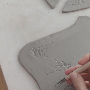 Personalized Placeholder With Ceramic Flowers for Weddings, Events and ...