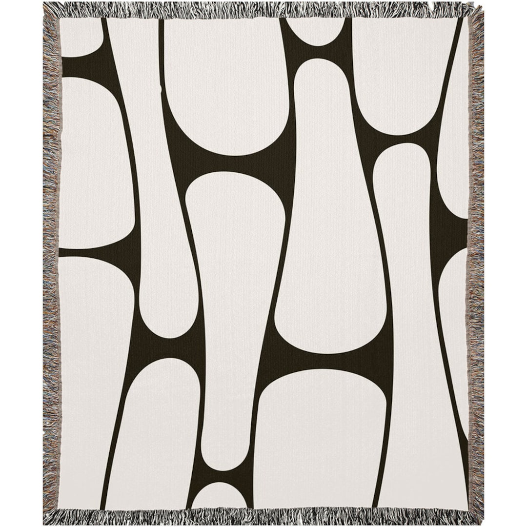Woven Blankets, Geometric Design Blanket, Modern Design Blanket, 100% ...