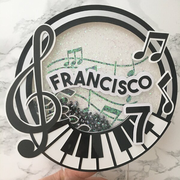Music Cake Toppers - Etsy