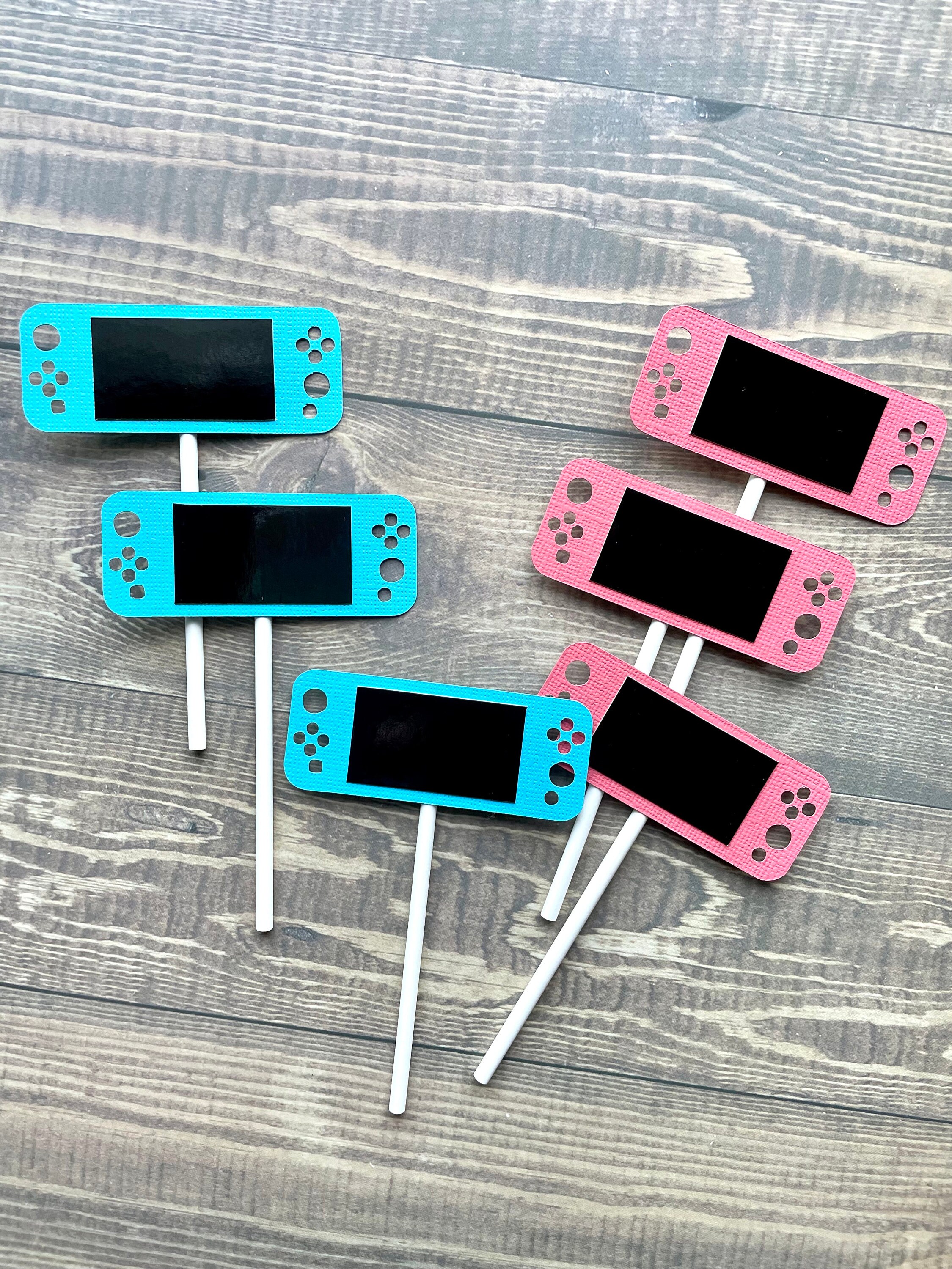 6 Game Controller Cupcake Toppers Game Console Toppers Game - Etsy
