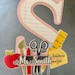 Back to School Teacher Appreciation Floating Letter Topper Centerpiece ...