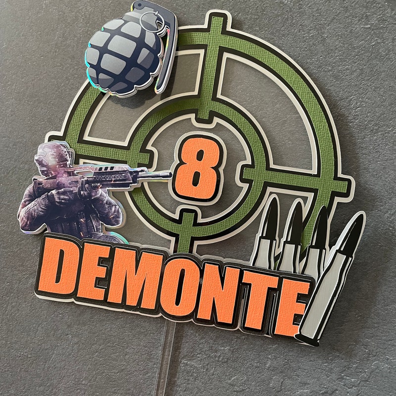 Call of Duty Cake Topper - Etsy