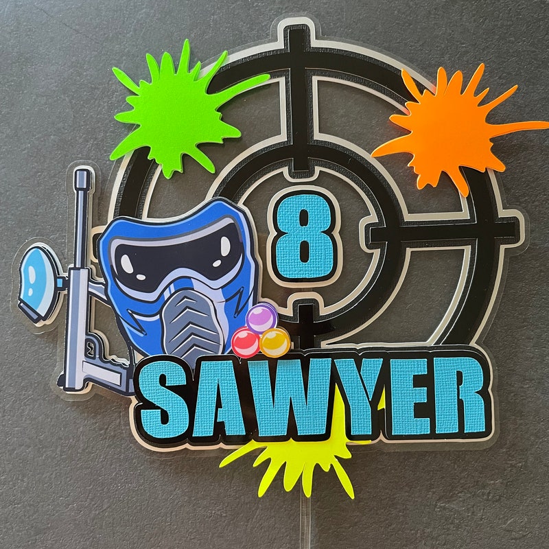 Laser Tag Cake - Etsy