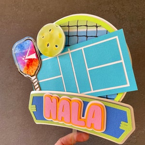 Handmade Pickleball Cake Topper: Sports Party Decor - Etsy