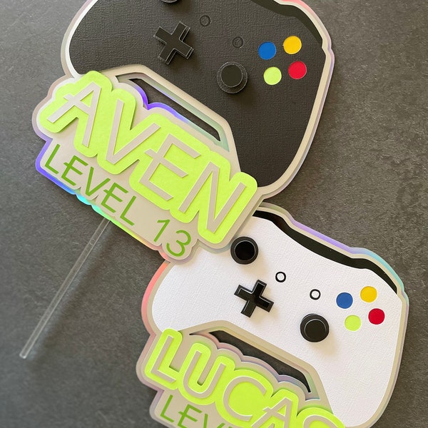 Video Game Wedding Cake Topper - Etsy