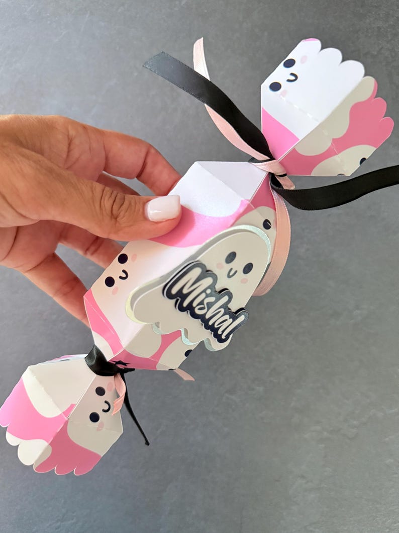 Handmade Halloween Ghost & Bat Cracker Party Favor Boxes - Set of 6 - Etsy
