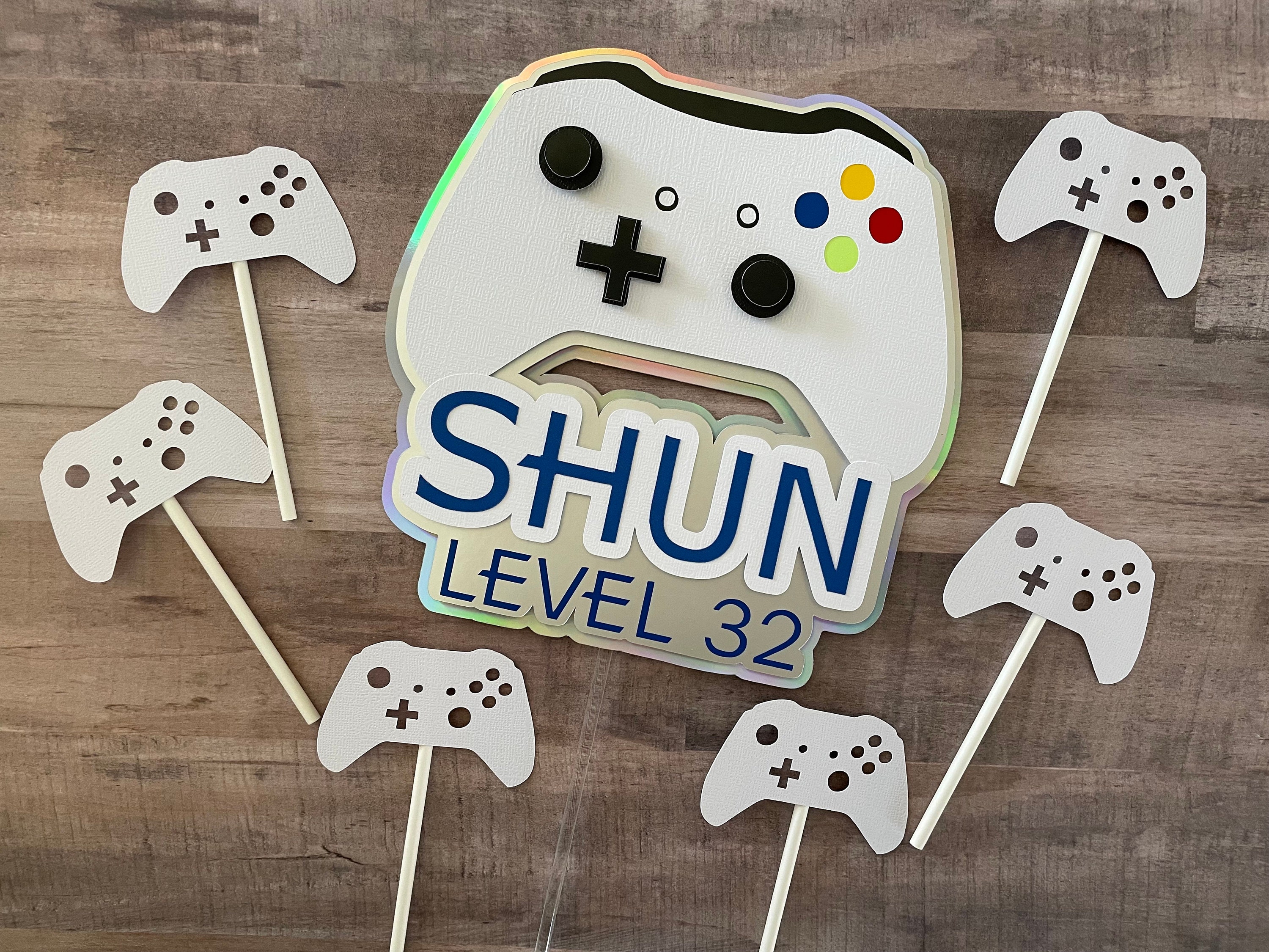 6 Game Controller Cupcake Toppers Game Console Toppers Game - Etsy