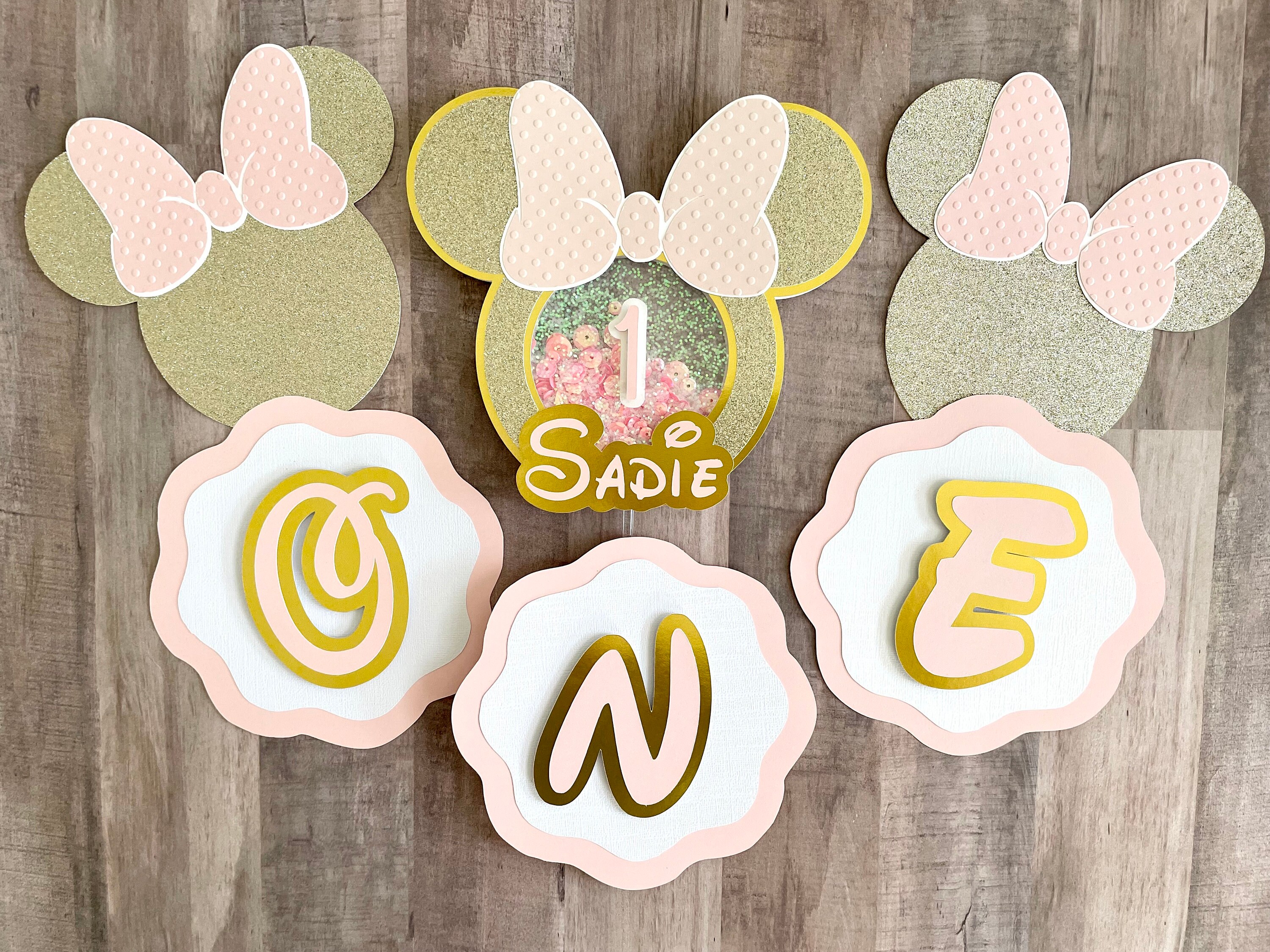 Minnie Magical Mouse Shaker Cake Topper Minnie Party Decor - Etsy