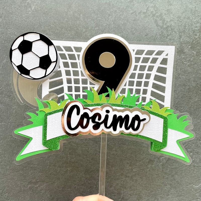Soccer Cake Topper - Etsy