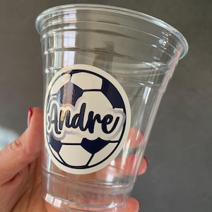 12 Ct Custom Soccer Ball Stickers for Soccer Party, Sports Stickers ...