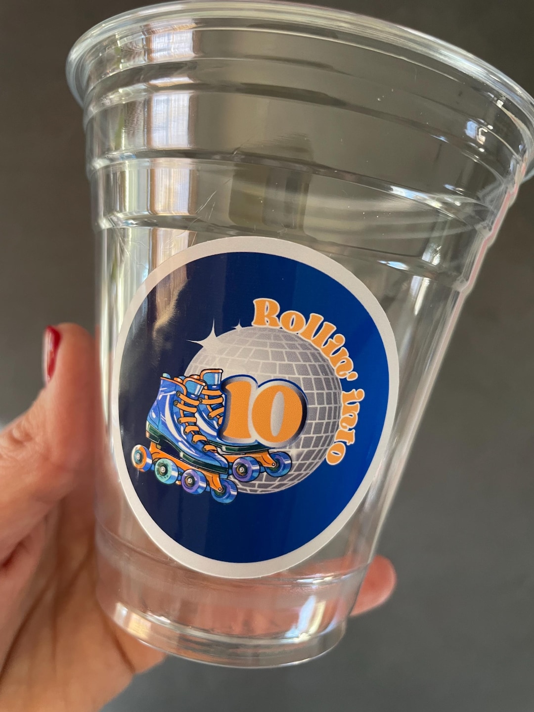 12 Ct Custom Rollerblade Stickers Decals, Rollerskates Birthday, Roller ...